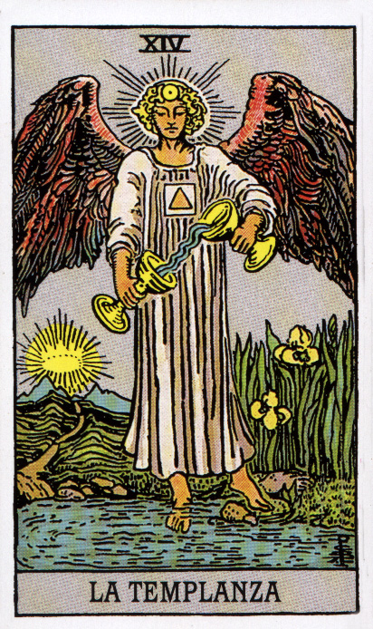 Significado de las cartas del tarot: La templanza | mujerhoy.com
